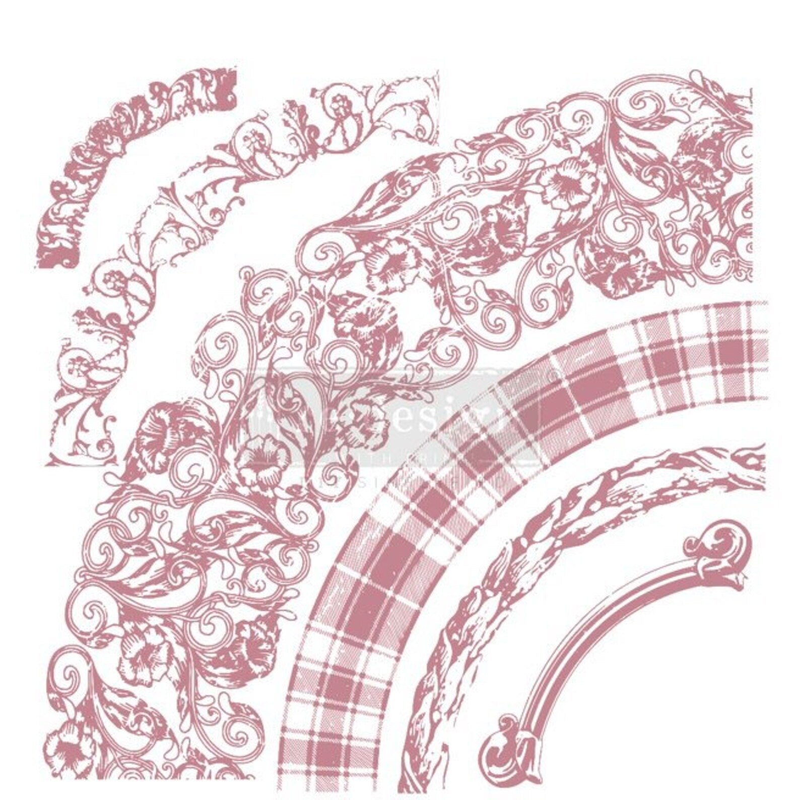 Redesign Decor Stamps® – Curved Accents – Life Style of a DIYer